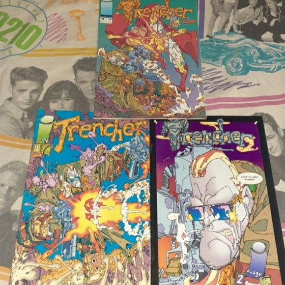 Vintage | Other | 9s Trencher Image Comics Comic Book Lot Books 90s ...